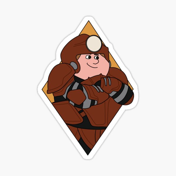 "Toby Armour" Sticker by sloewth | Redbubble