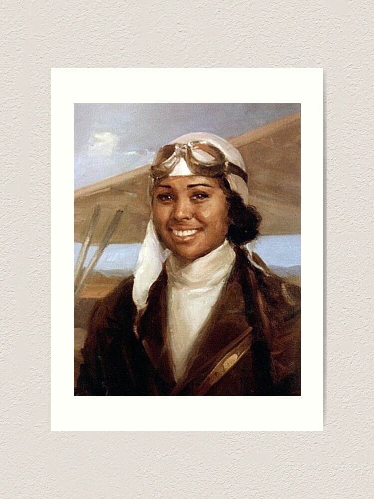 "Bessie Coleman, Black Female Pilot" Art Print by ScienceSource | Redbubble