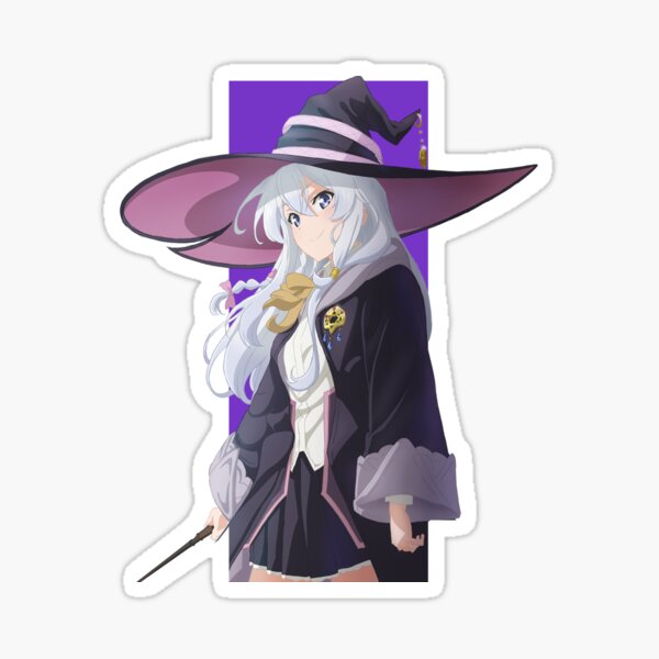 "Elaina - Majo no Tabitabi" Sticker for Sale by TRISKOVA | Redbubble