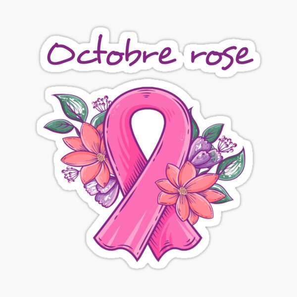 "pink october" Sticker for Sale by JaMatt1983 | Redbubble