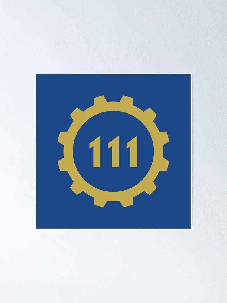 "Vault 111" Poster by Idzagi19 | Redbubble