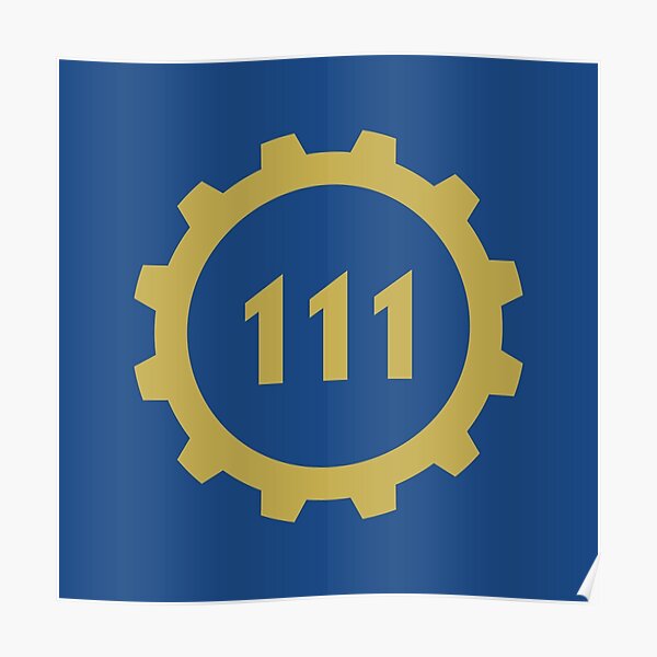 "Vault 111" Poster by Idzagi19 | Redbubble