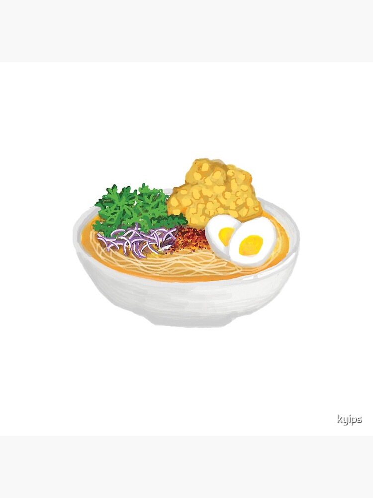 "burmese food - mohinga" Art Print for Sale by kyips | Redbubble