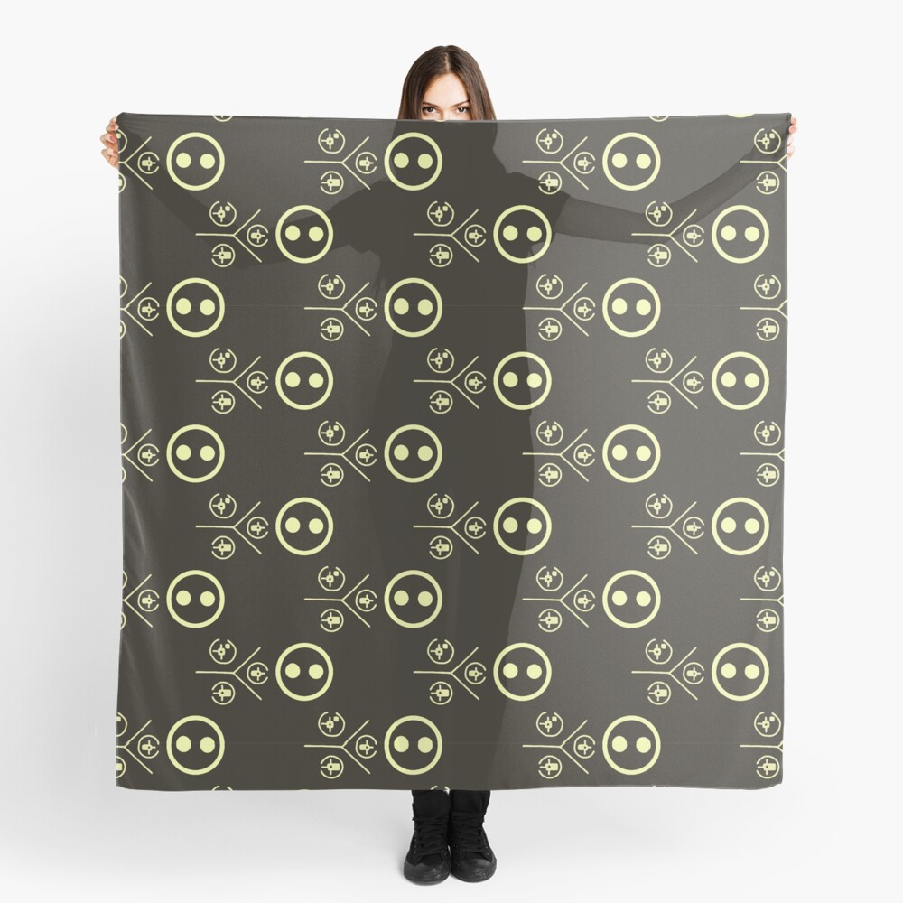 "Halo ODST Yellow Wall Symbols with Superintendent" Scarf by KDesign13 ...