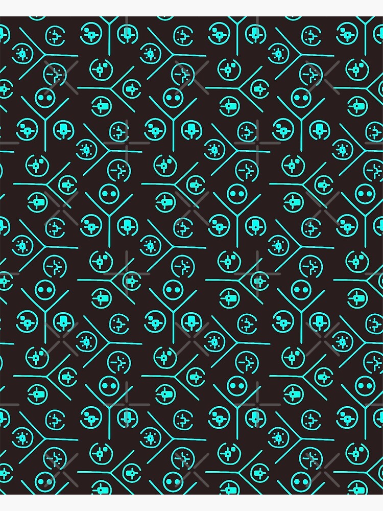 Halo 3 ODST Wall Symbols Blue Premium Matte Vertical Poster sold by ...