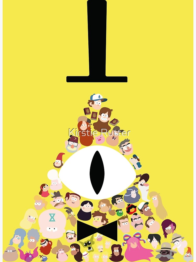 "Gravity Falls Characters" Poster for Sale by KirstieRutter | Redbubble
