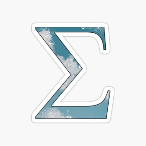 "Glitter Clouds "Sigma" Small" Sticker for Sale by samanthaprice ...