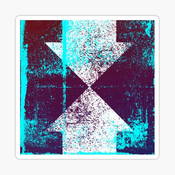 "Futuristic Dystopian Emblem #4" Sticker for Sale by UnspokenOtaku ...