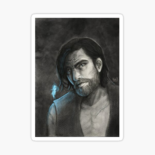 "Kaladin Stormblessed from Stormlight Archives" Sticker for Sale by ...