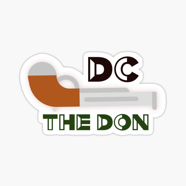 "Dc the don" Sticker for Sale by PJ480 | Redbubble