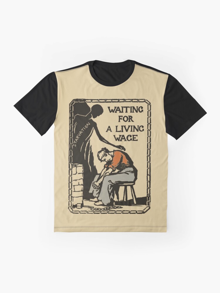 "'Waiting for a Living Wage', feminist labor rights propaganda art by ...