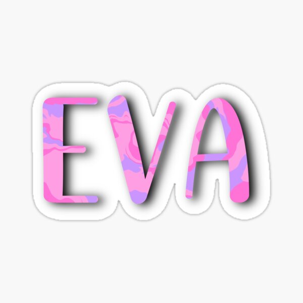 "Eva" Sticker for Sale by dolphin1128 | Redbubble