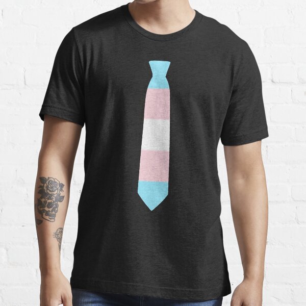 "Trans Pride Tie" T-shirt for Sale by shaneisadragon | Redbubble ...
