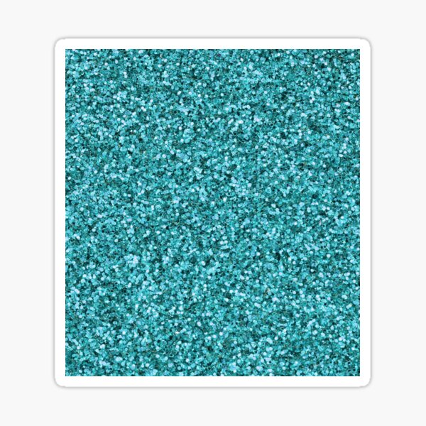 "Aqua Blue Glitter" Sticker by MinimalistCo | Redbubble