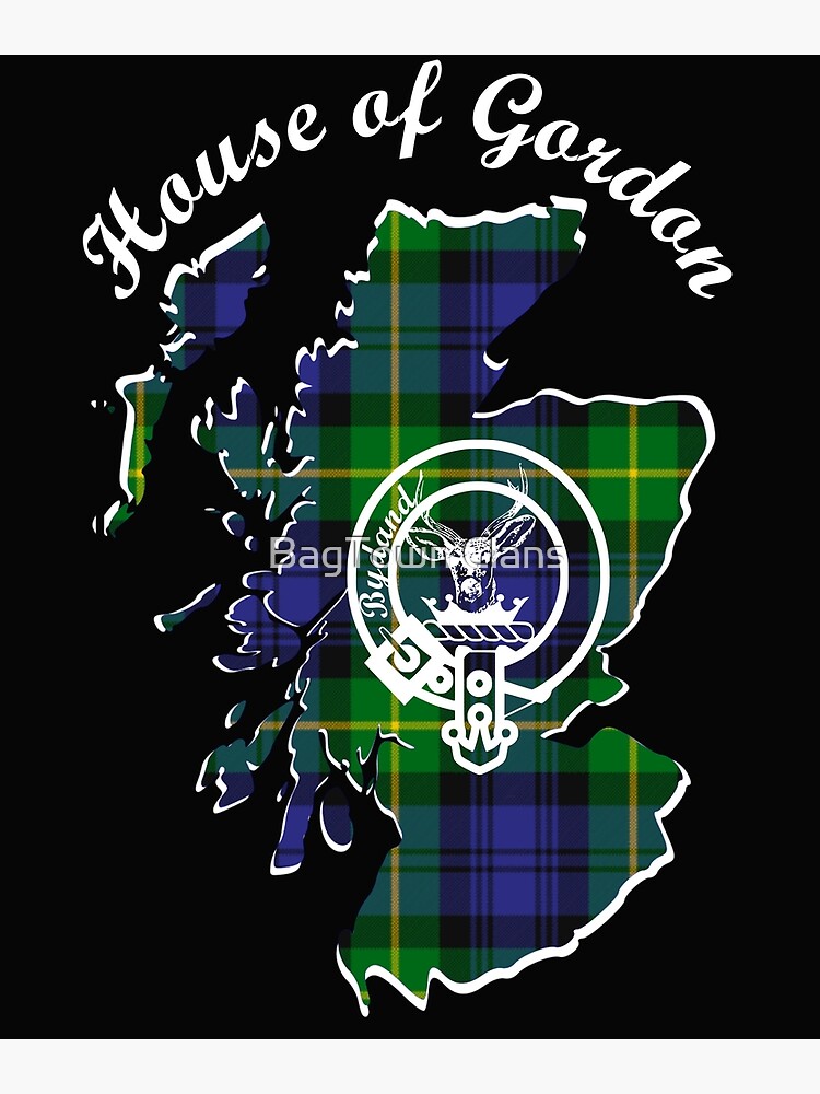 "Clan Gordon Scotland Map Crest" Poster for Sale by ljrigby | Redbubble