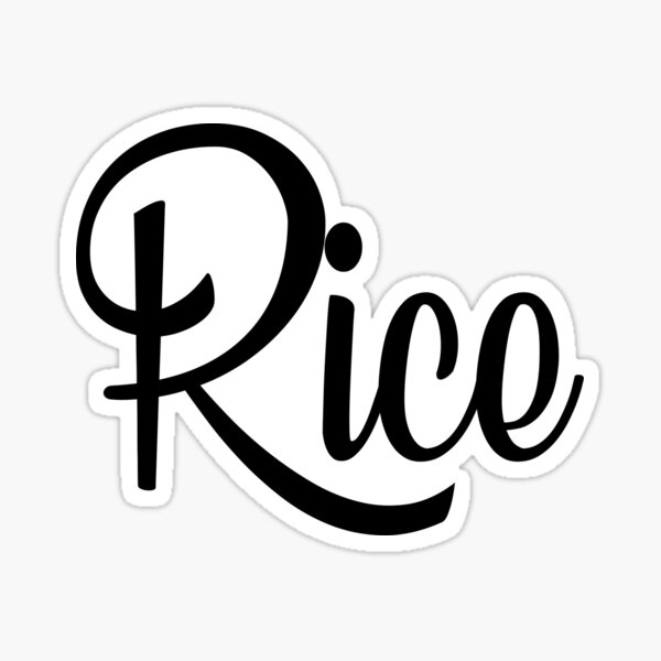 "Rice" Sticker for Sale by alisonlove | Redbubble