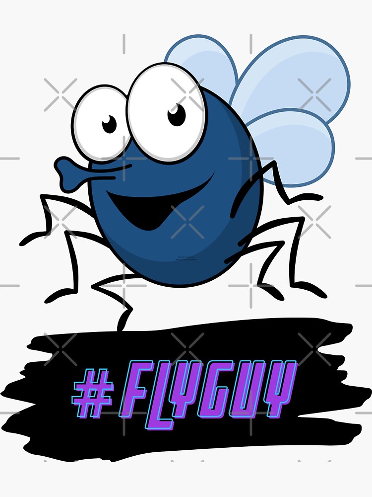 "#FLYGUY " Sticker by GreenEnvytt | Redbubble