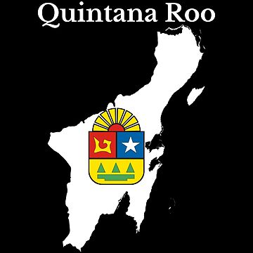 "Quintana Roo State Map Flag, Mexico" Sticker for Sale by marosharaf ...
