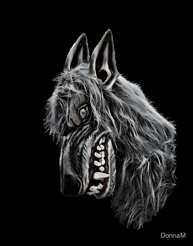 "Portrait Of A Wolf Man" by DonnaM | Redbubble