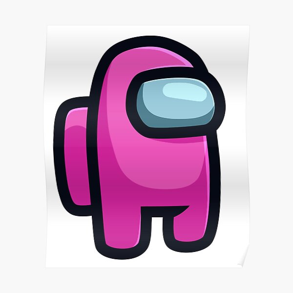 Pink Crewmate Posters | Redbubble