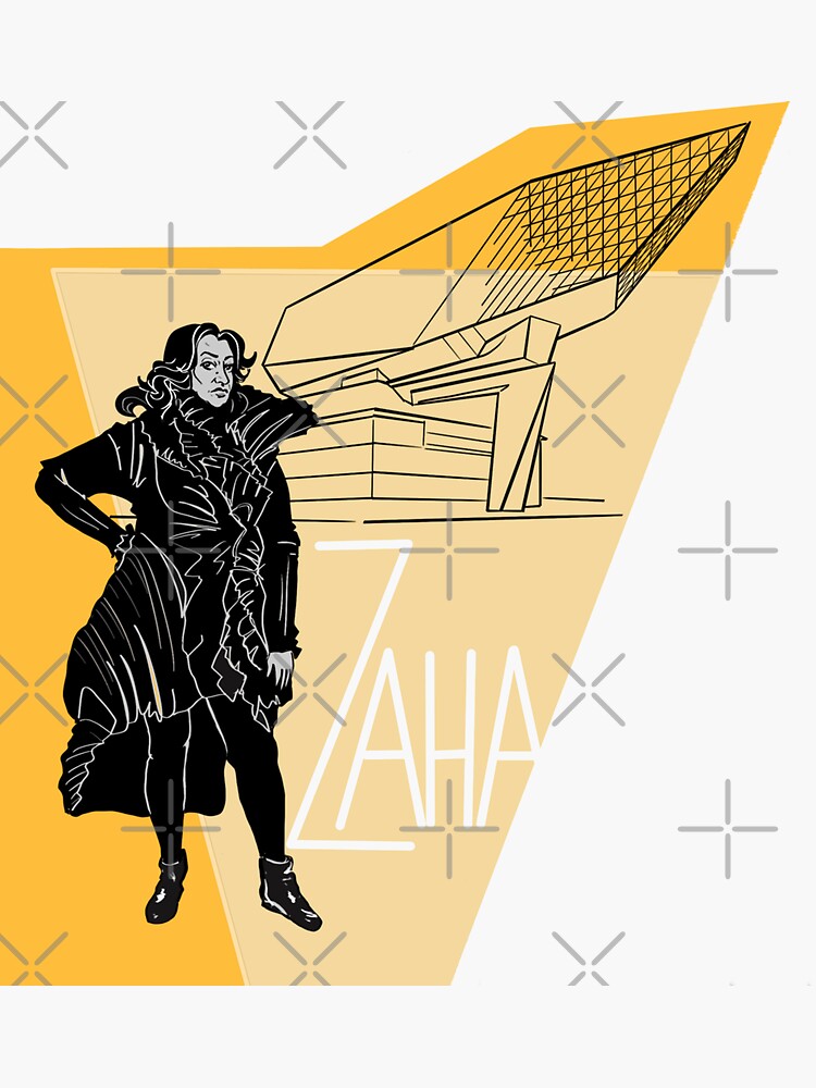 "Queen Zaha" Sticker for Sale by milistardust | Redbubble