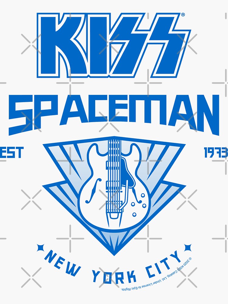 "KISS - Spaceman" Sticker for Sale by MarioPrints | Redbubble