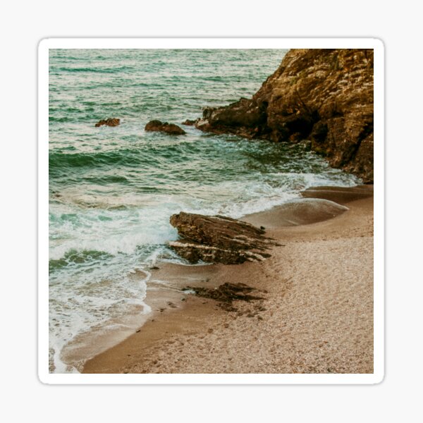 "Beach Side" Sticker for Sale by Black-Lily | Redbubble