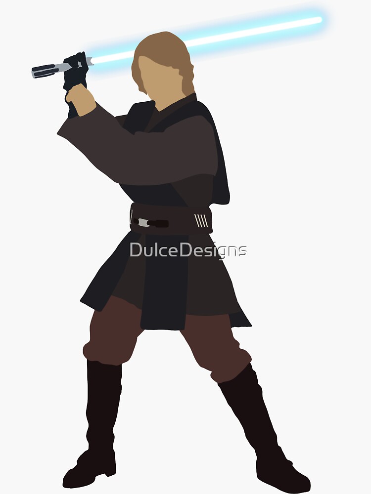 "Knight Anakin" Sticker for Sale by DulceDesigns | Redbubble