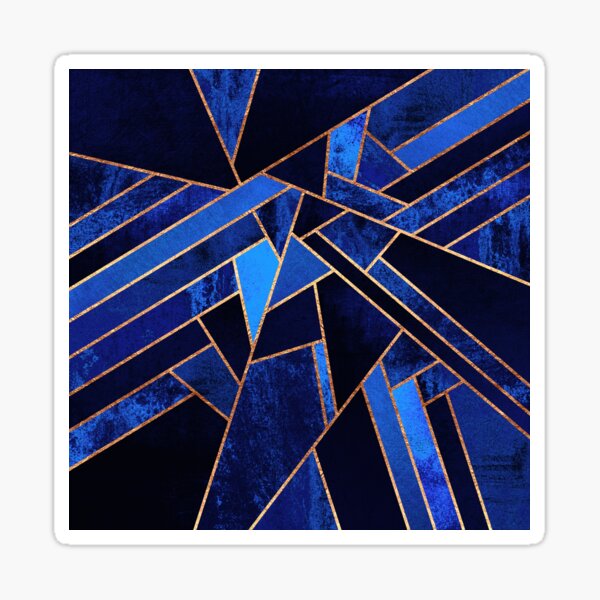 "Blue Night" Sticker for Sale by foto-ella | Redbubble