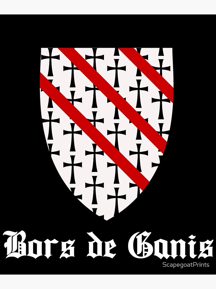 "The Heraldry of Sir Bors de Ganis - with text" Photographic Print for ...