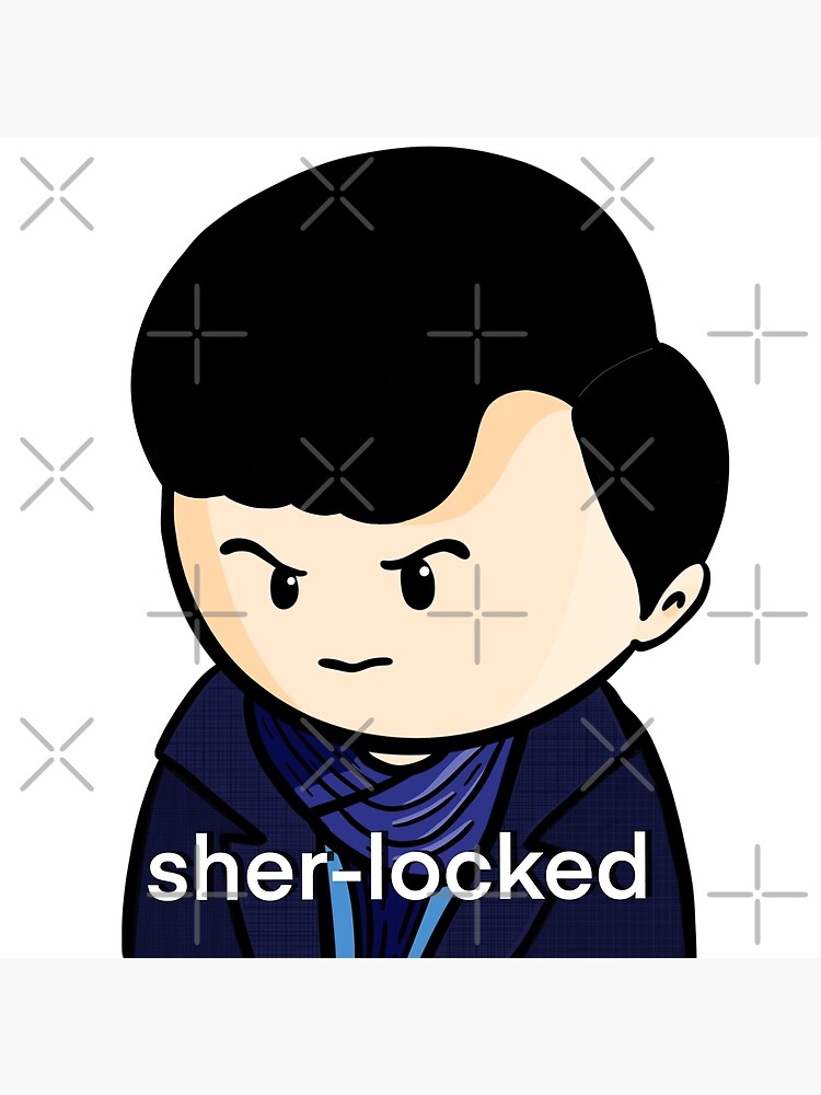 "SHERLOCK" Poster for Sale by Bravearts | Redbubble