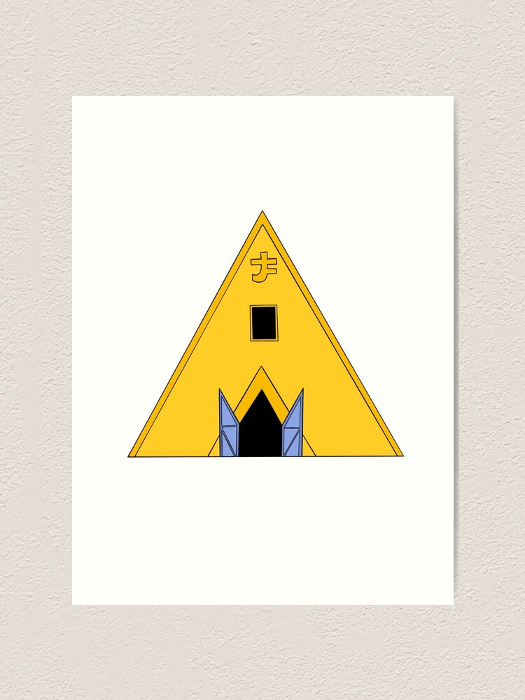 "Midsommar Yellow House" Art Print by xtinadraws | Redbubble