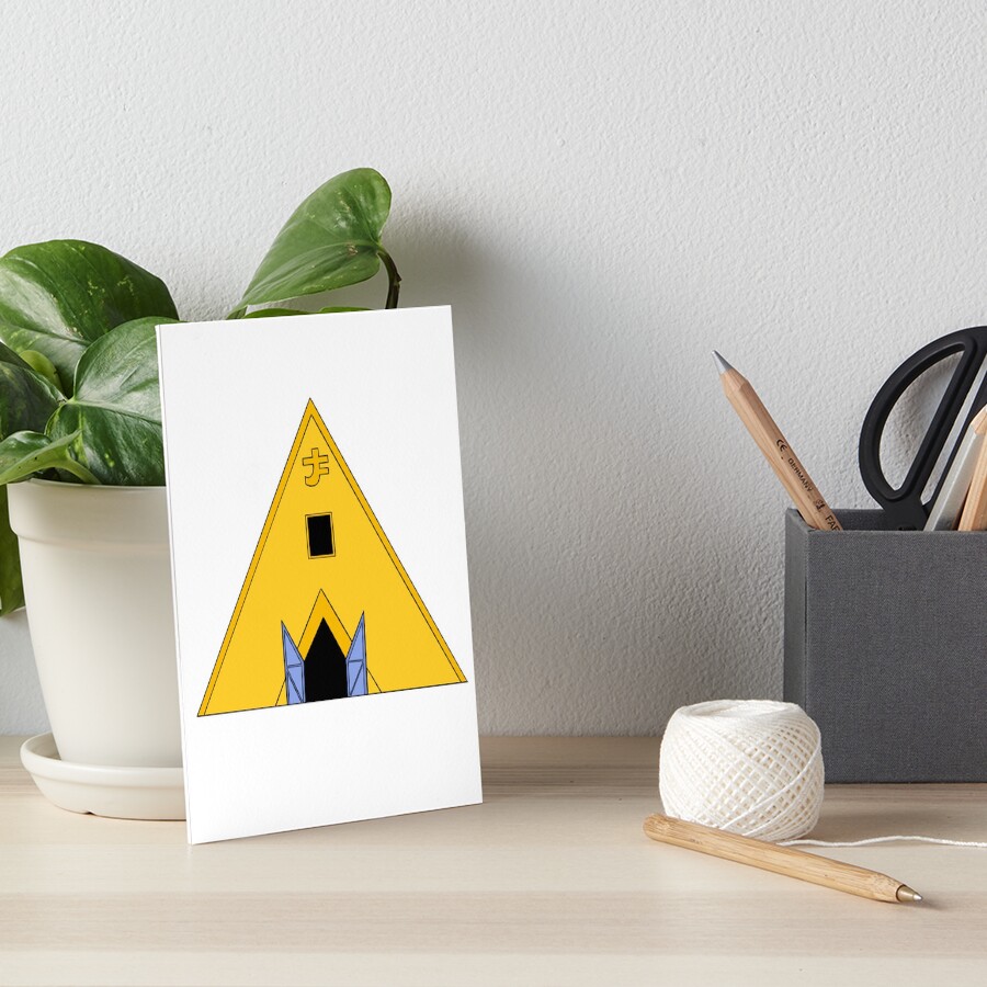 "Midsommar Yellow House" Art Board Print by xtinadraws | Redbubble