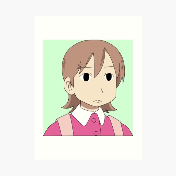 "Nichijou | Aioi Yuuko Blank Face" Art Print for Sale by SugoiStuff ...