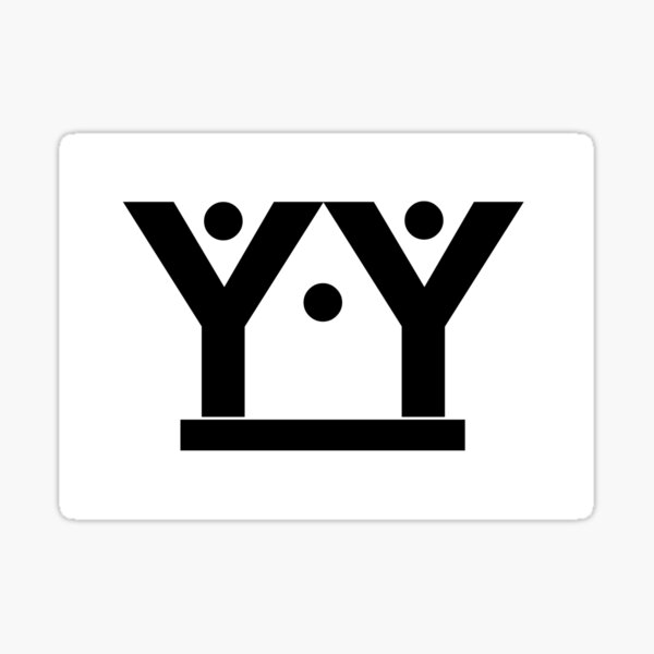 "Neyyah Symbol BLACK on WHITE" Sticker for Sale by DefyRealityArts ...