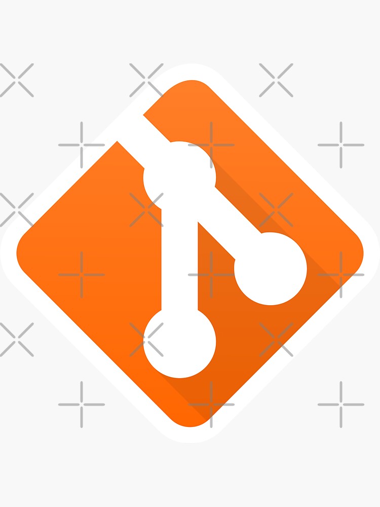 "Git logo" Sticker for Sale by codedgar | Redbubble