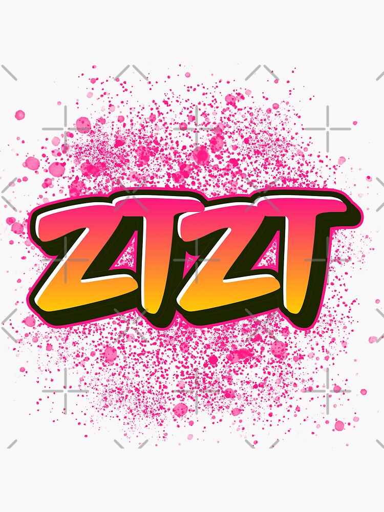 "ZTZT Sticker" Sticker for Sale by kenadams403 | Redbubble