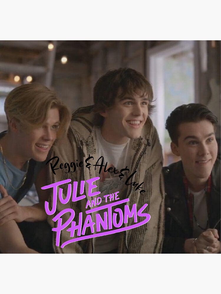 "Copy of Julie and the Phantoms sticker (Reggie, Alex, & Luke) square ...