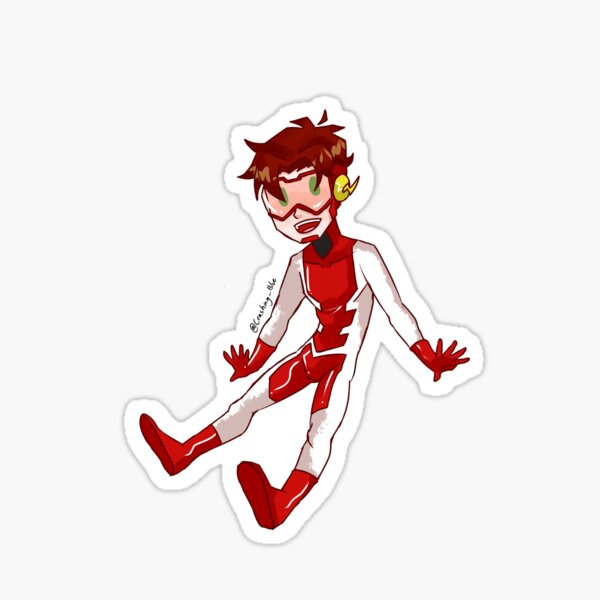 "Chibi Impulse" Sticker for Sale by Crashing-Blue | Redbubble