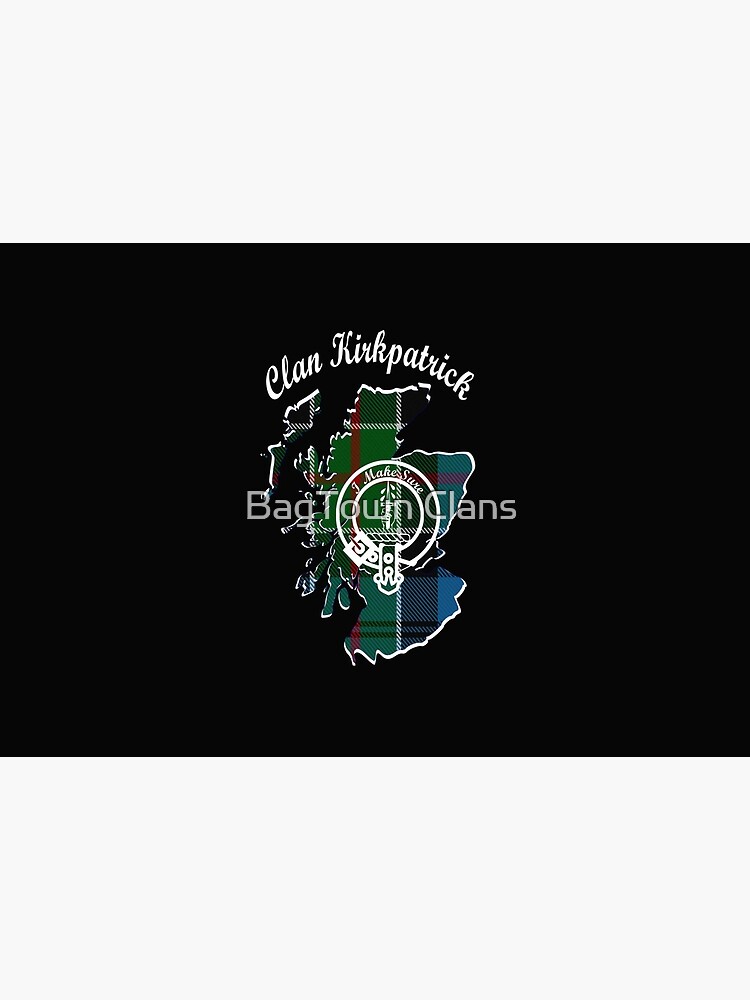 "Clan Kirkpatrick Scotland Map Crest" Mask for Sale by BagTown Clans ...