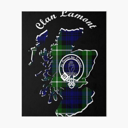 "Clan Lamont Scotland Map Crest" Art Board Print for Sale by ljrigby ...