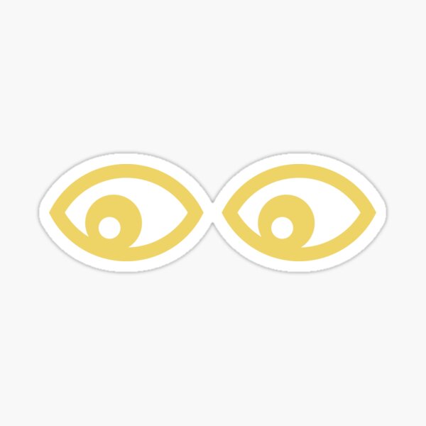 "For Your Eyes Only. Creepy Eye Design." Sticker for Sale by That ...
