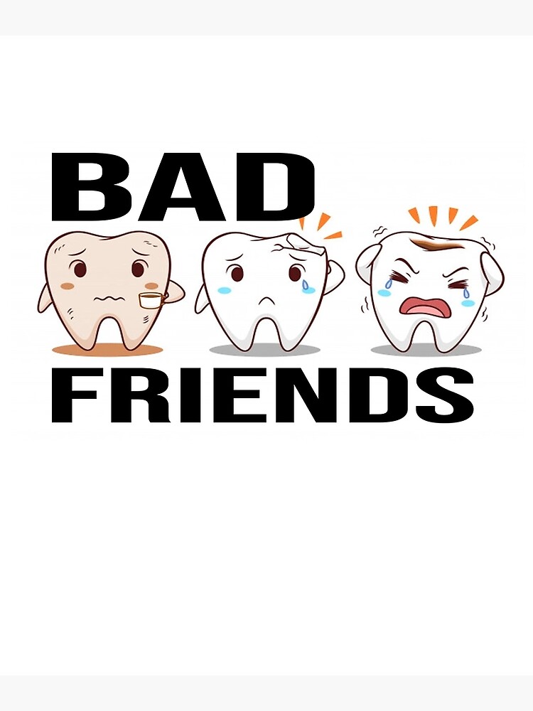 "Bad friends" Poster by asmaaho | Redbubble