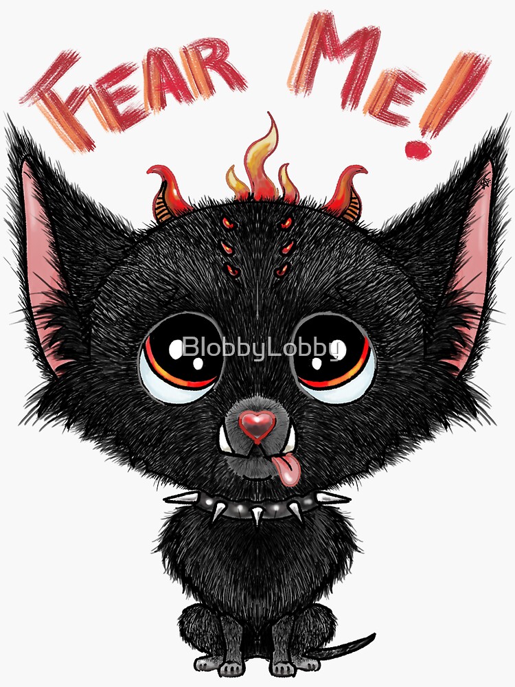 "hellhound" Sticker for Sale by BlobbyLobby | Redbubble