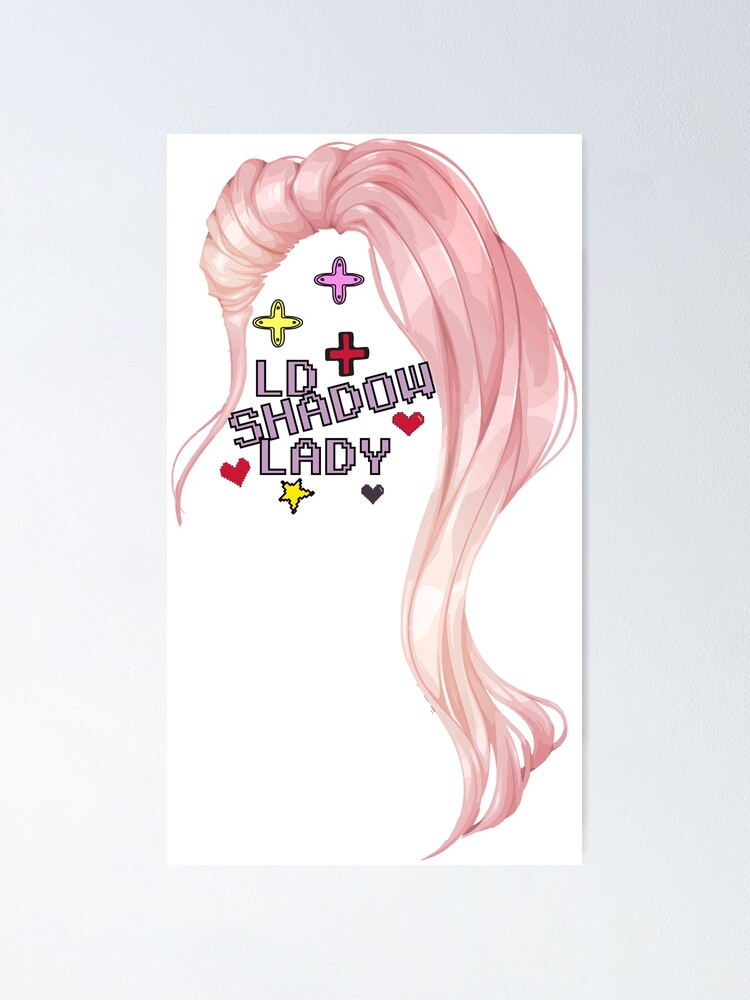 "ldshadowlady pink hair design" Poster by Artysneak | Redbubble