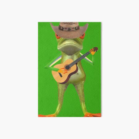 "Disappointed Frog" Art Board Print for Sale by tornado-x | Redbubble