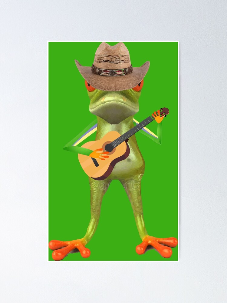 "Disappointed Frog" Poster for Sale by tornado-x | Redbubble