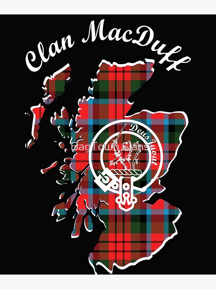 "Clan MacDuff Scotland Map Crest" Art Print for Sale by ljrigby | Redbubble