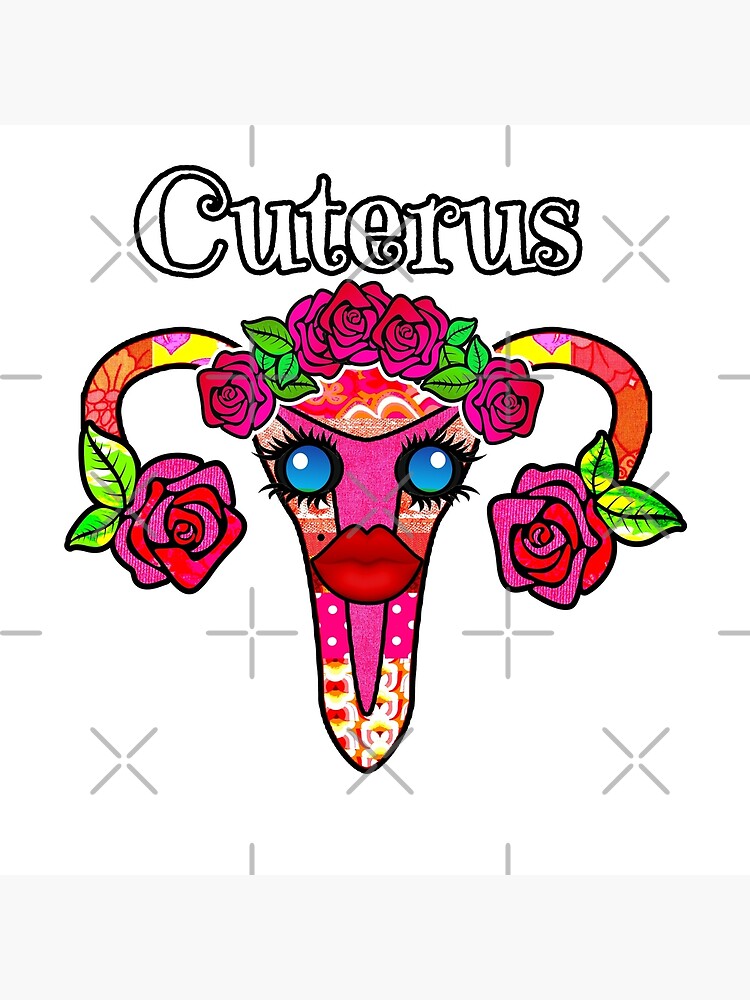 " Cuterus Kawaii Uterus " Poster by artbyomega | Redbubble