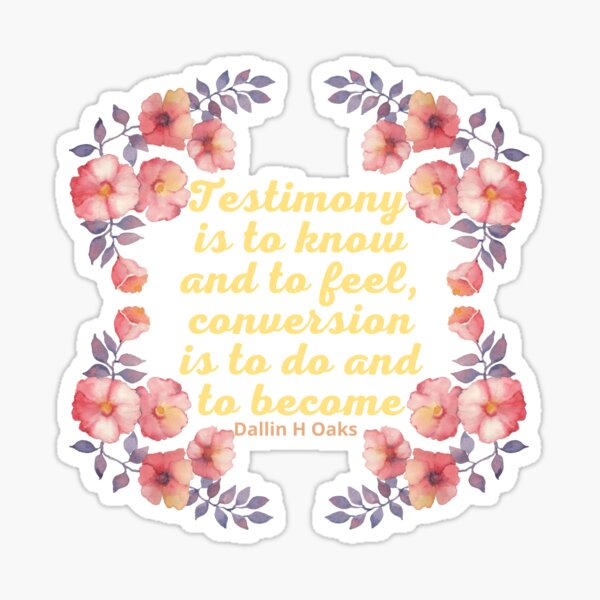 "Testimony" Sticker for Sale by Heather Walton | Redbubble